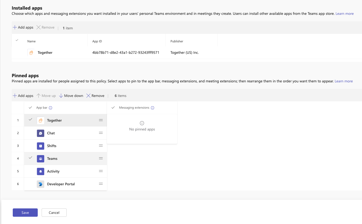 Microsoft Teams - Integration Setup – Together Support