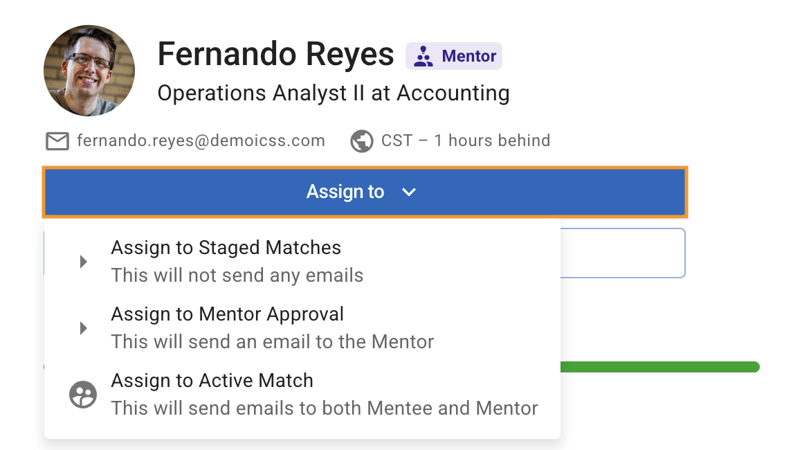 How to Create a Match (Admin-led) – Together Support